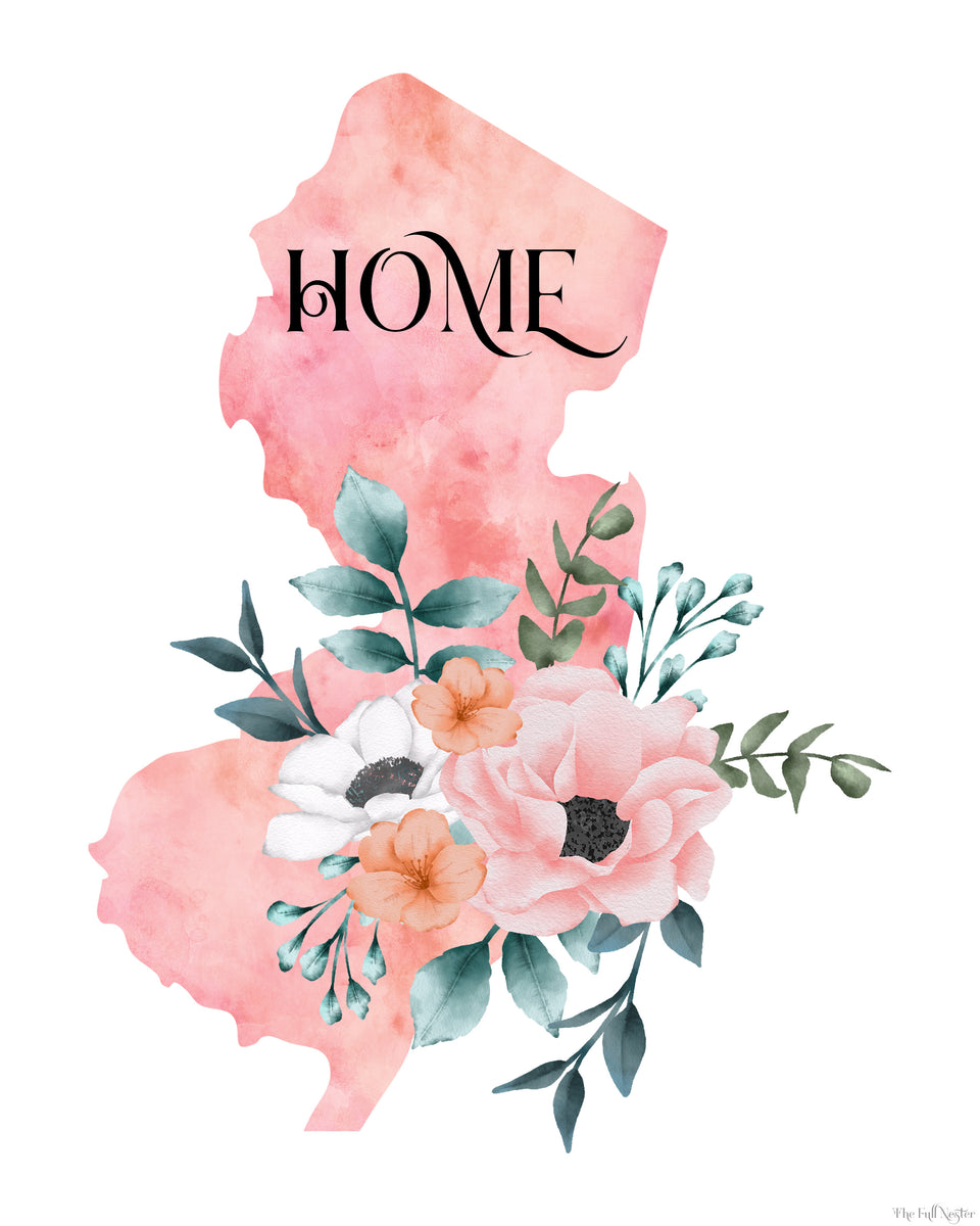 New Jersey Home State printable – The Full Nester Printables