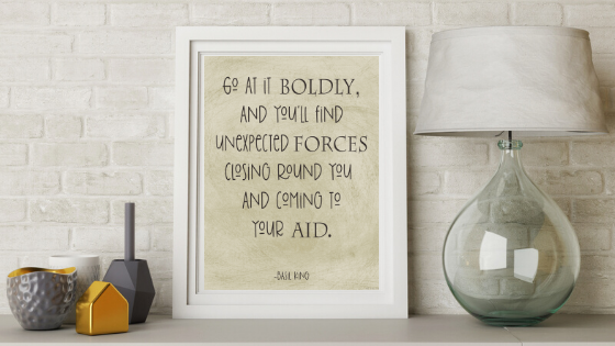 Go At It Boldly printable – The Full Nester Printables