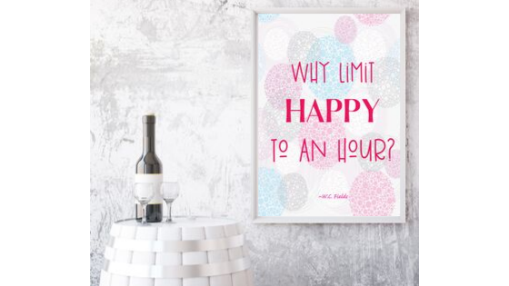 Happy Hour printable – The Full Nester Printables